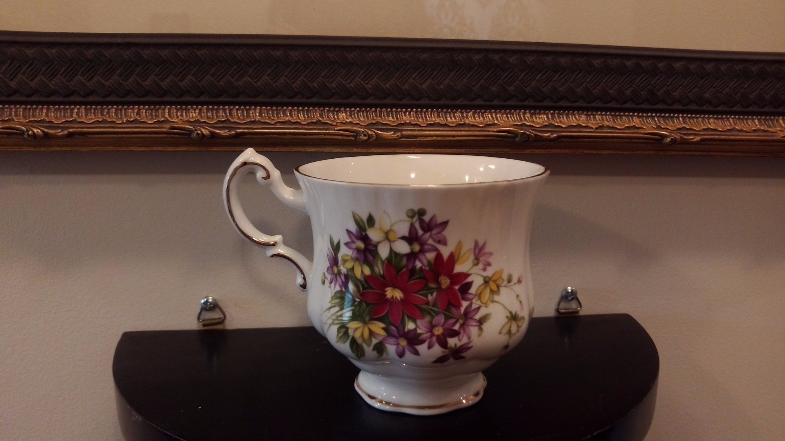 Vintage Paragon Bone China England Flower Festival Teacup Autumn Glory ...