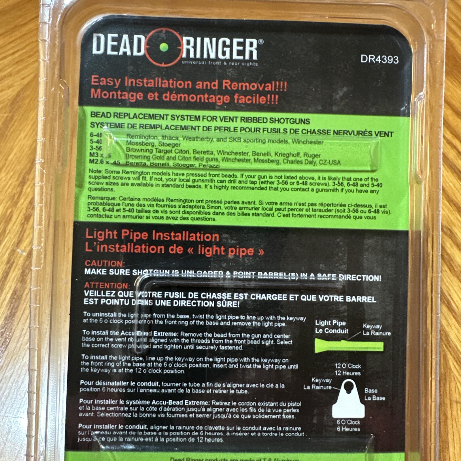 Dead Ringer Accu-bead Extreme Shotgun Sight Dr4393 for sale online | eBay