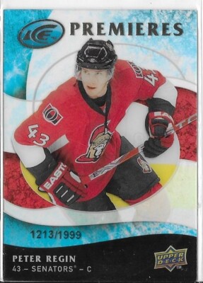 2009-10 Upper Deck Ice PETER REGIN Ice Premieres rookie card #115 | eBay