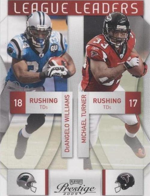 2009 Playoff Prestige - League Leaders DeAngelo Williams, Brandon ...