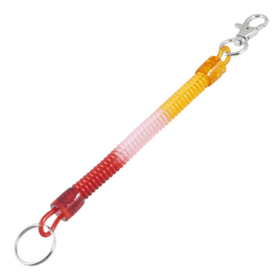 Lobster Hook Spring Coil Keyring Keychain Key Chain Strap Rope Red Pink ...