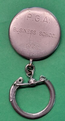VINTAGE 1962 GOLF PGA BUSINESS SCHOOL TITLEIST KEYCHAIN FOB KEYRING | eBay