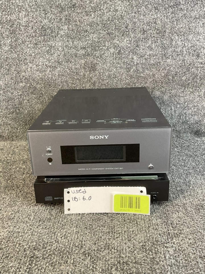 Sony CMT-BX1 Micro Hi-Fi Component System AM FM CD MP3 Player HCD-CBX1 ...