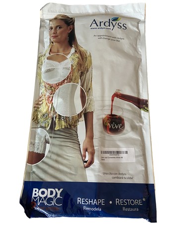 Ardyss Corselette Deluxe White Size 48 New Body Magic Shapewear | eBay