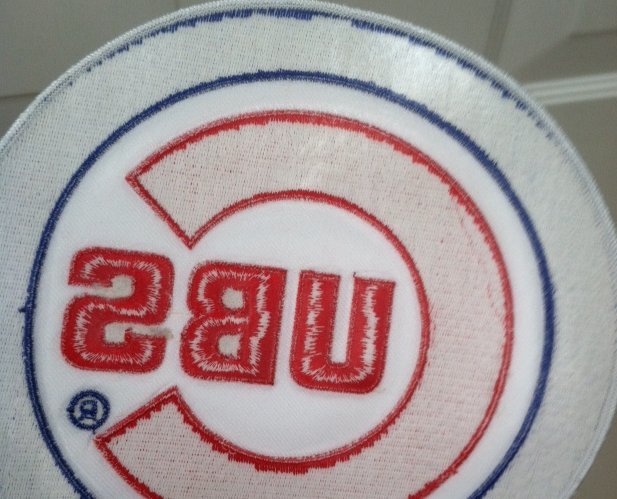 chicago cubs patch Cubs patch 7" dia. heat seal iron on backing Chicago ...