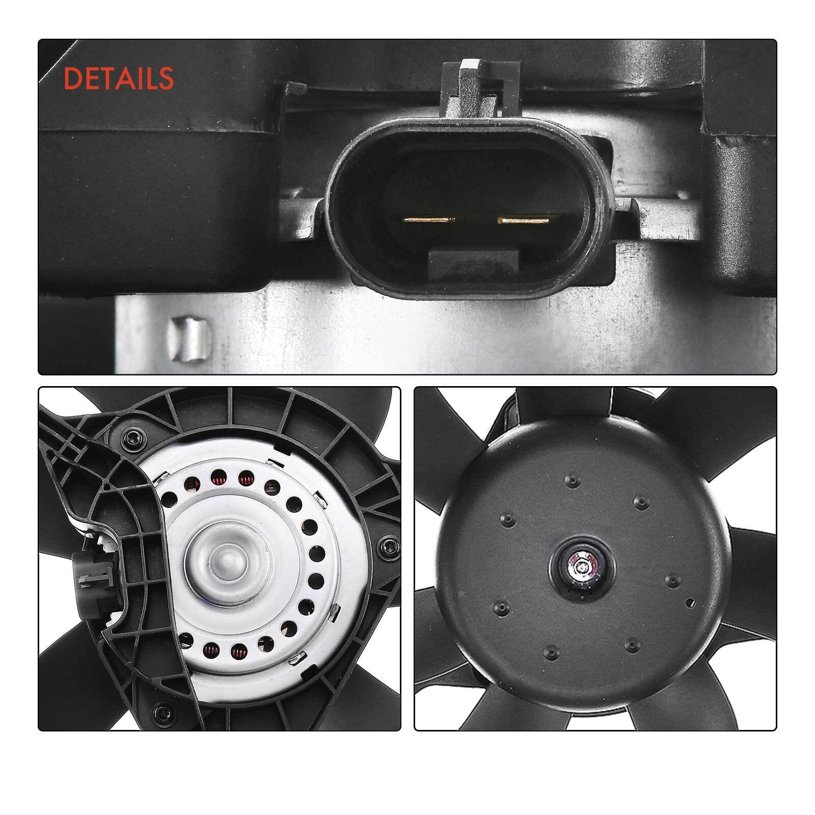 Engine Radiator Cooling Fan Assembly w/ Motor for Smart Fortwo 07-15 ...