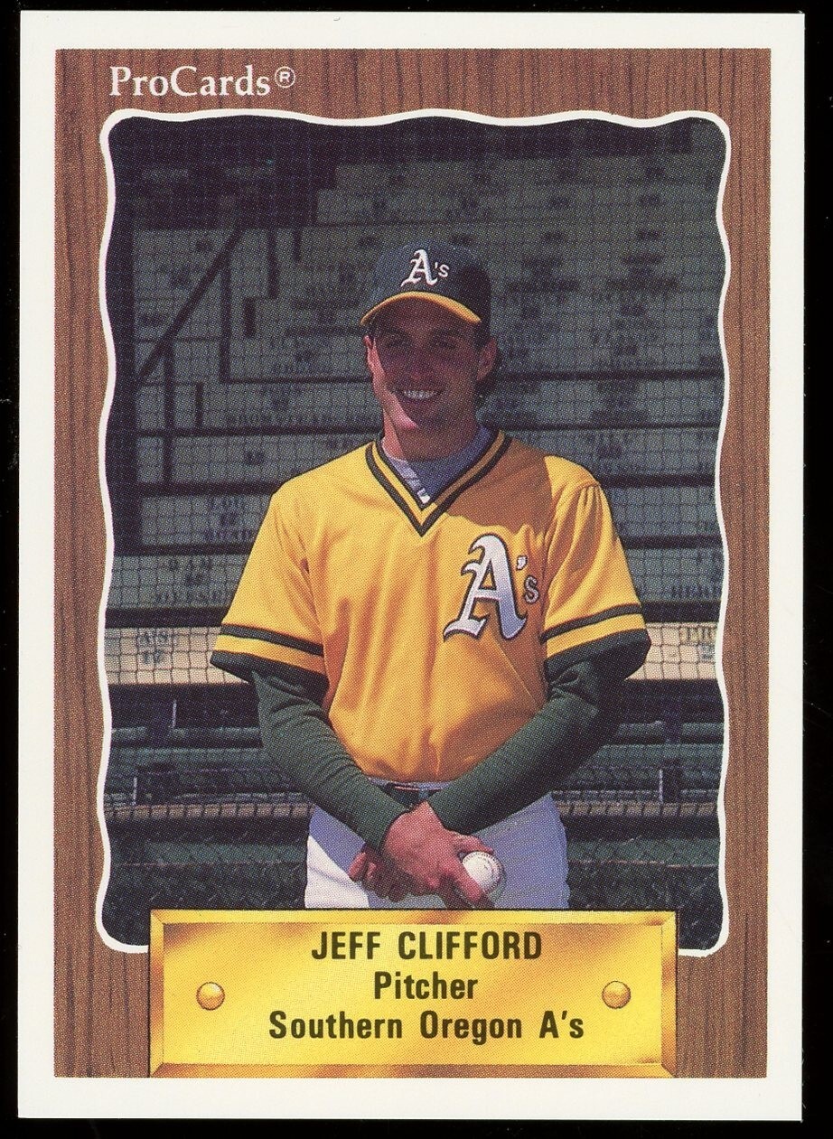 1990 ProCards Southern Oregon A's JEFF CLIFFORD RC ATHLETICS A'S | eBay