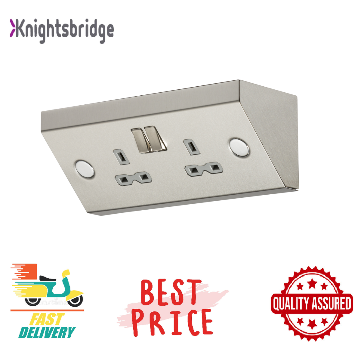 Under Cabinet Electrical Sockets Classic 13A Plug Sockets | DeVOL