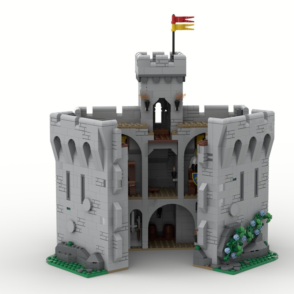 YOUFOY Medieval Castle Tower Defense for Castle Wall Extension 1492 ...