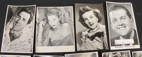 19x 1950's Actors/Singers SIGNED/ AUTOGRAPHED Photographs Inc. Jimmy ...