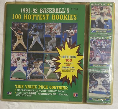 1991-1992 Score Baseball’s 100 Hottest Rookies Book & Cards Collector's ...