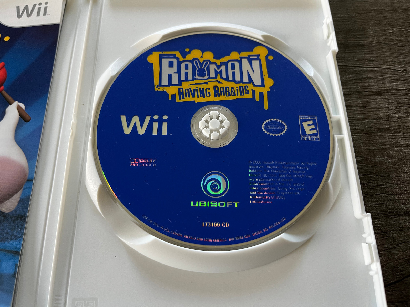 Rayman Raving Rabbids (Nintendo Wii, 2006) Complete with Manual CIB ...