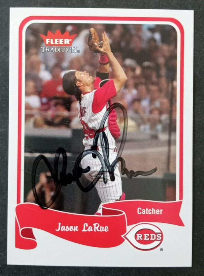 2004 Fleer (TRADITION) SIGNED: Jason LaRue, REDS #210 | eBay