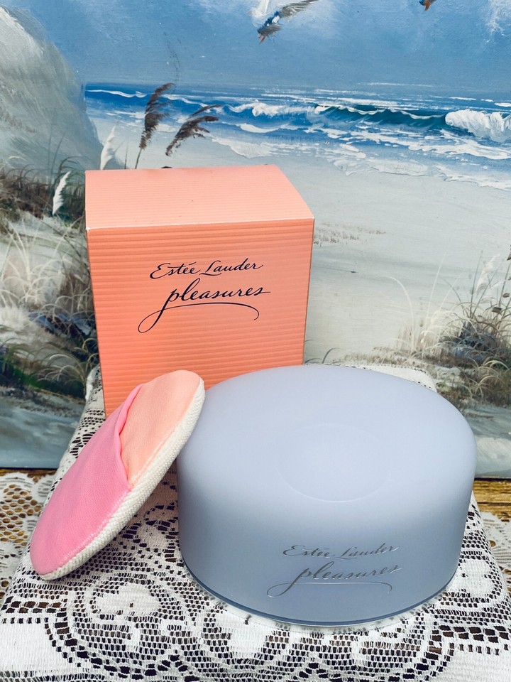 Estee Lauder PLEASURES Perfume BODY POWDER Dusting Powder 3.5oz 100g ...