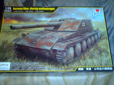 I LOVE KIT 1/35 SCALE WWII GERMAN HEAVY TANK DESTROYER RHM. BORSIG ...