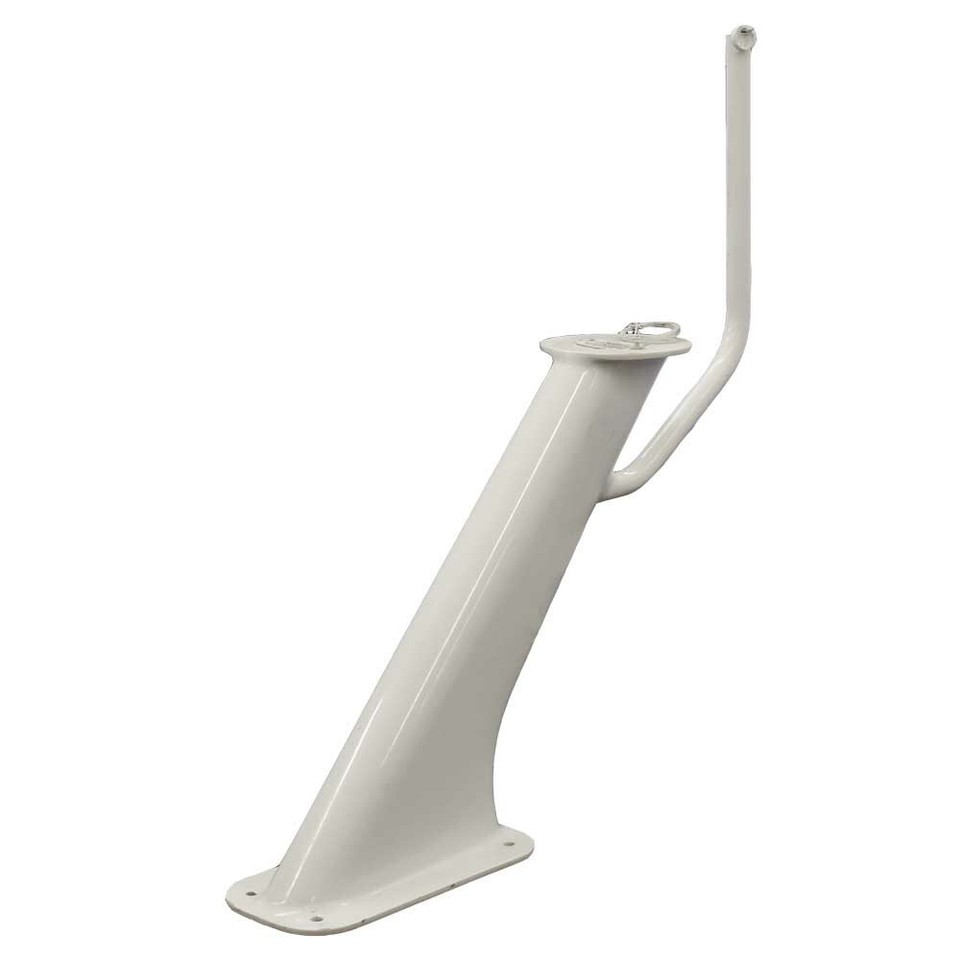 Scout Boat Radar Mount HW2603 | White Aluminum w/ Light Bar | eBay