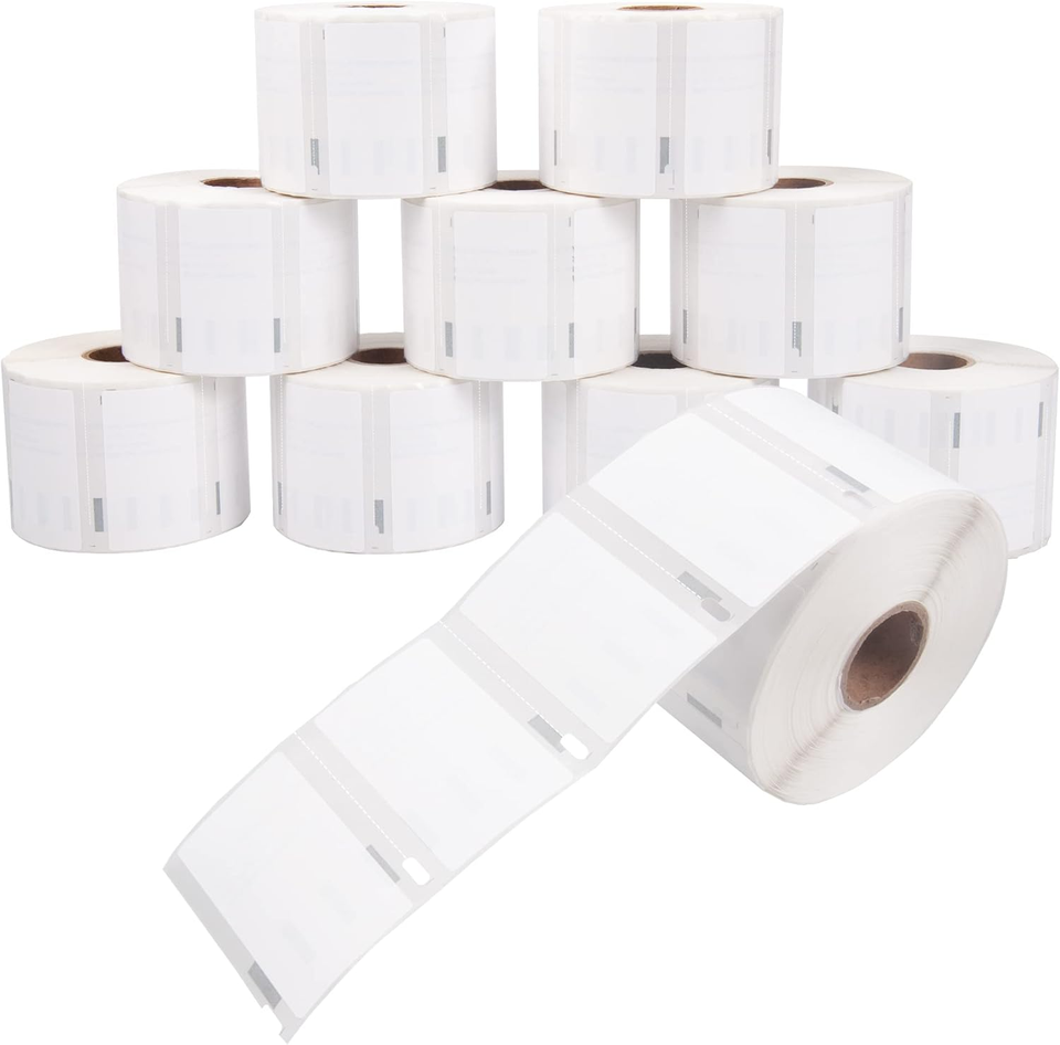 L LIKED 10 Rolls 2.25" X 1.25" Direct Thermal Barcode Labels ...