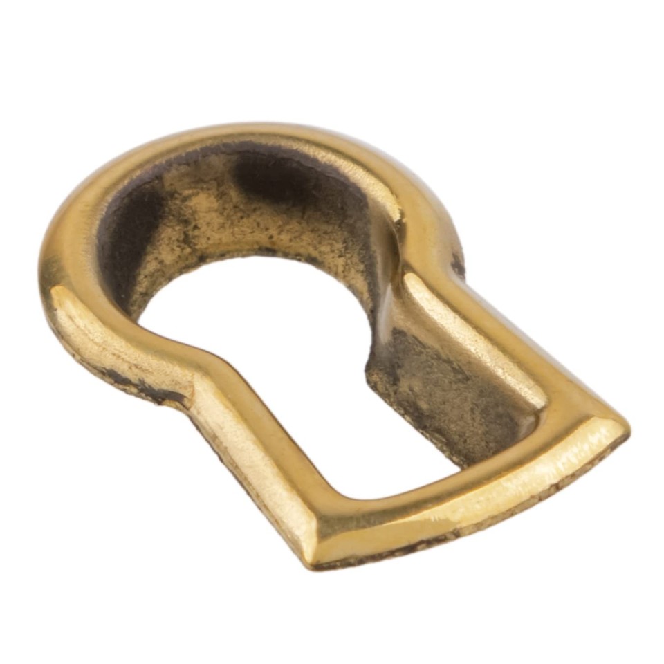Stamped Brass Decorative Keyhole Insert | 1/2" x 3/4" | Keyhole Cover ...