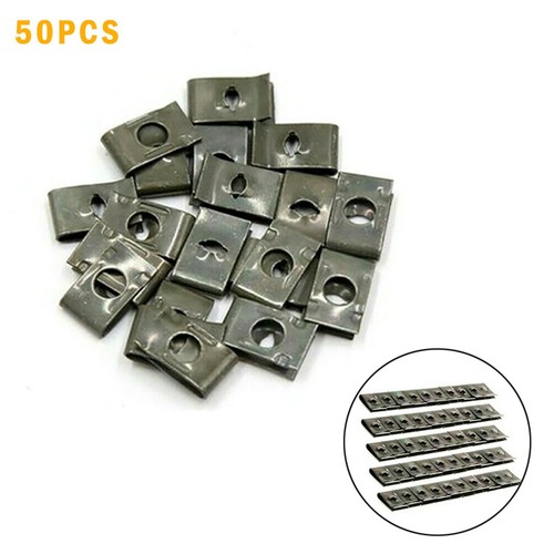 50PCS Fasteners U Nuts Tapping Screw Spire Clip Interior Trim Car Body ...