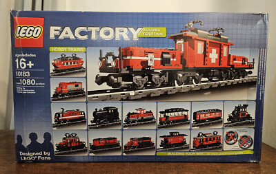 NEW Lego Factory Set 10183 Hobby Trains **BOX DAMAGE -see Pics ...