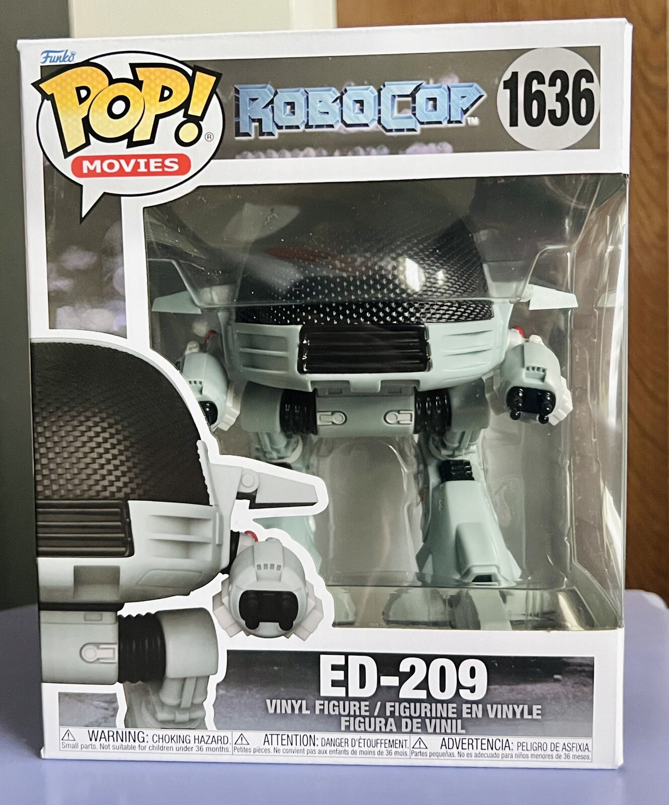 Funko Pop! 80S Movies: ED-209 #1636 (Robocop 1987) 6 Inch Variant IN ...