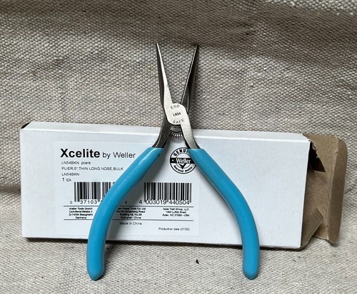 XCELITE LN54BKN Needle Nose Plier 1" Max Jaw Opening 5" Lg Serrated | eBay