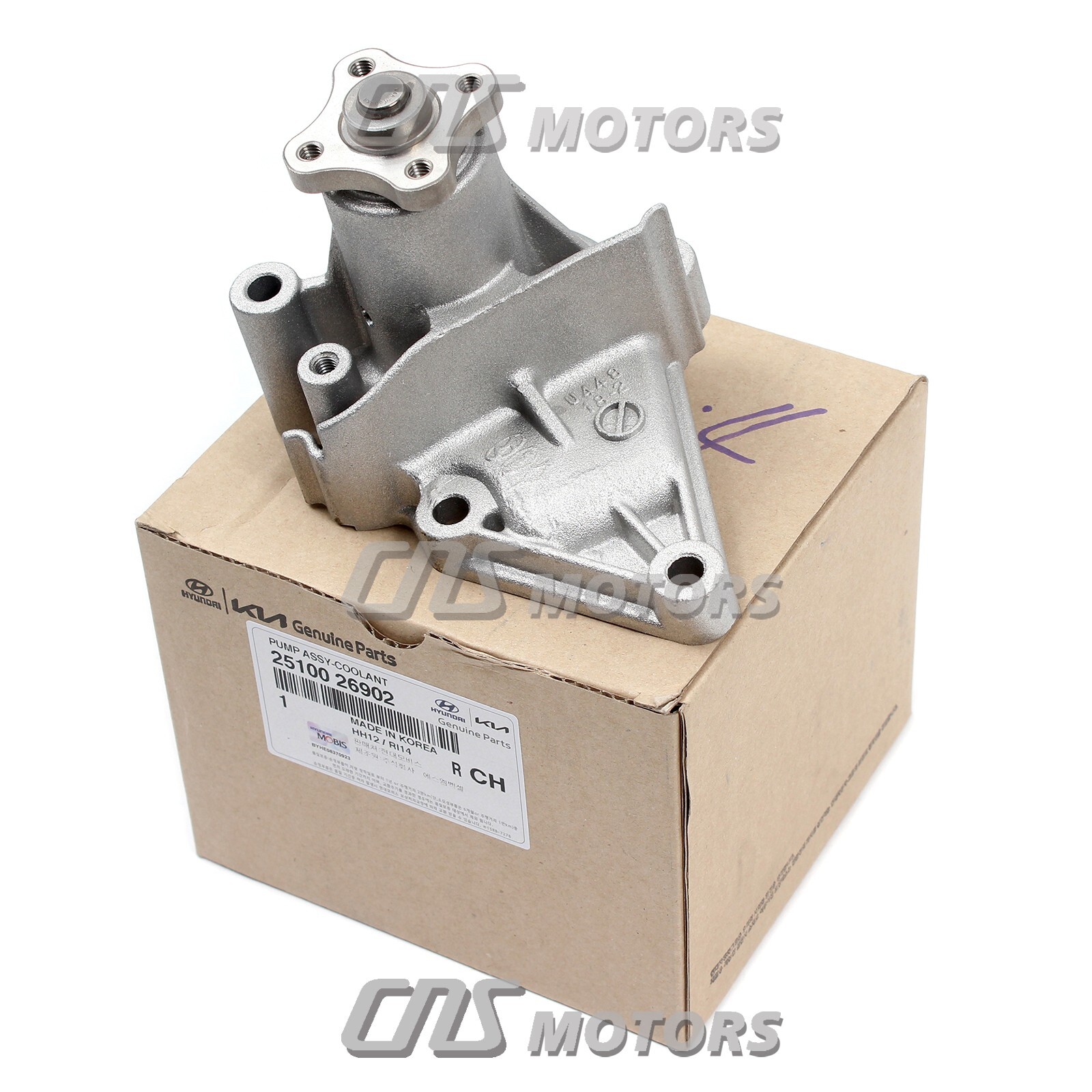⭐GENUINE⭐ Water Pump for 1996-2011 Hyundai Accent Kia Rio Rio5 ...