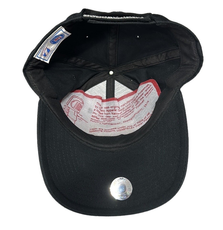 Tampa Bay Buccaneers NFL Logo Athletic Black Red Fiber Optic Light ...