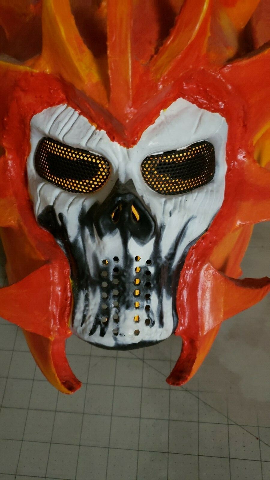 "One of a Kind" Cosplay Ghost Rider Mask...HANDMADE - Gem