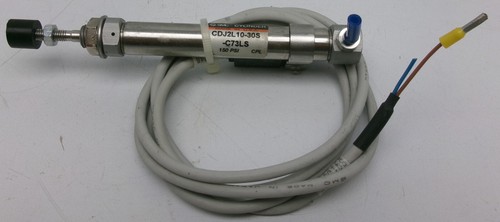 SMC Cylinder CDJ2L10-30S-C73LS with SMC D-C73 Auto-Switch 150psi #713K ...