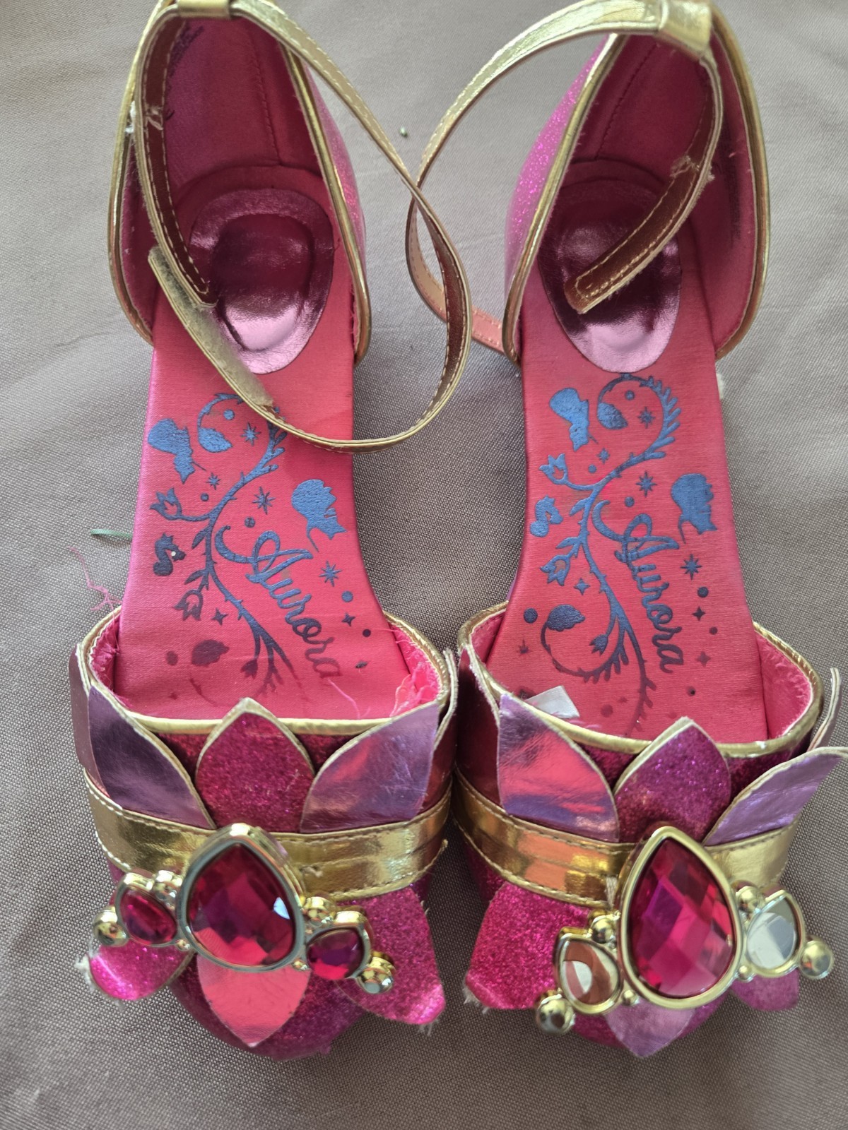 Aurora Costume Shoes Sleeping Beauty Princess Disney … - Gem