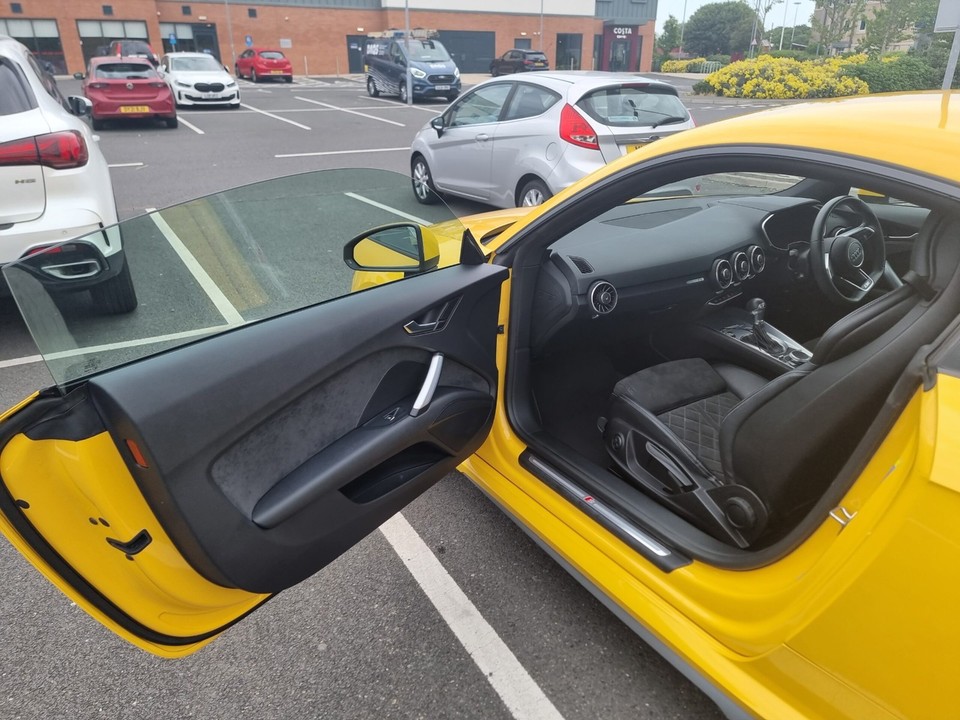 Yellow Audi, TT, S-line, Coupe, 2020, Semi-Auto, 1984cc, 2 Door, 32300 ...