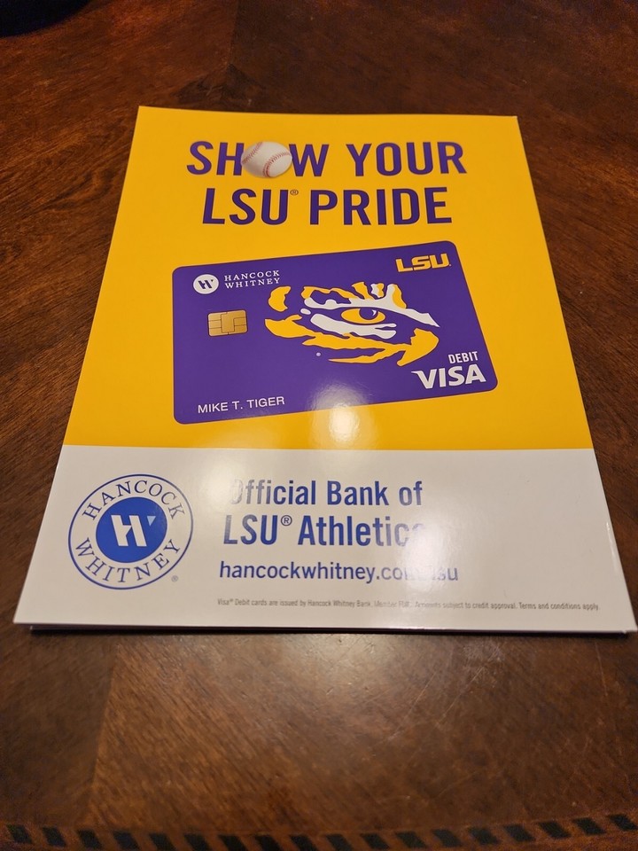 2021 LSU Baseball Program book AJ Labas On Cover Alex Box Skip Bertman ...