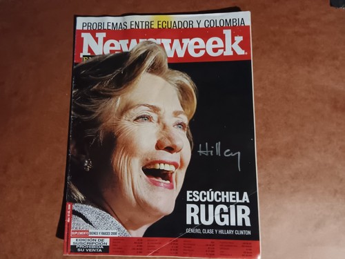 Hillary Clinton SIGNED Newsweek Magazine Autograph Autographed Bill ...
