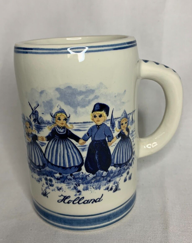 Delft Blue Mug Coffee Tea Chocolate Holland Dutch Children Handpainted ...