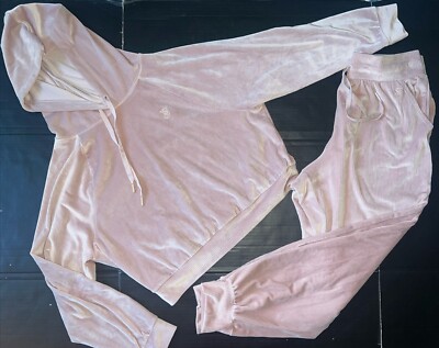 Victoria's Secret L TRACKSUIT SET Hoodie+jogger pants beige MAUVE ...