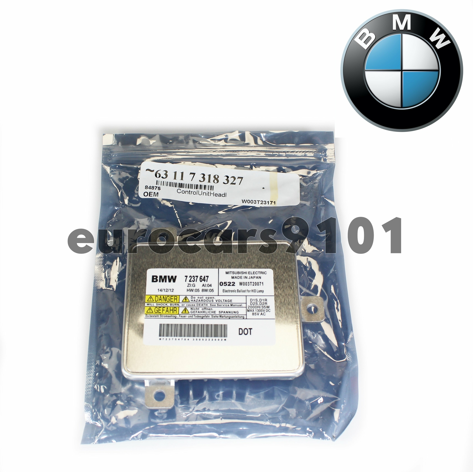 BMW Z4 OEM High Intensity Discharge Headlight Control Module W003T23171 ...