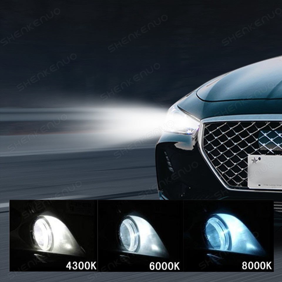 For Infiniti M37 2011-2013 4X D2S+H11 HID Headlight Low Beam LED Fog ...