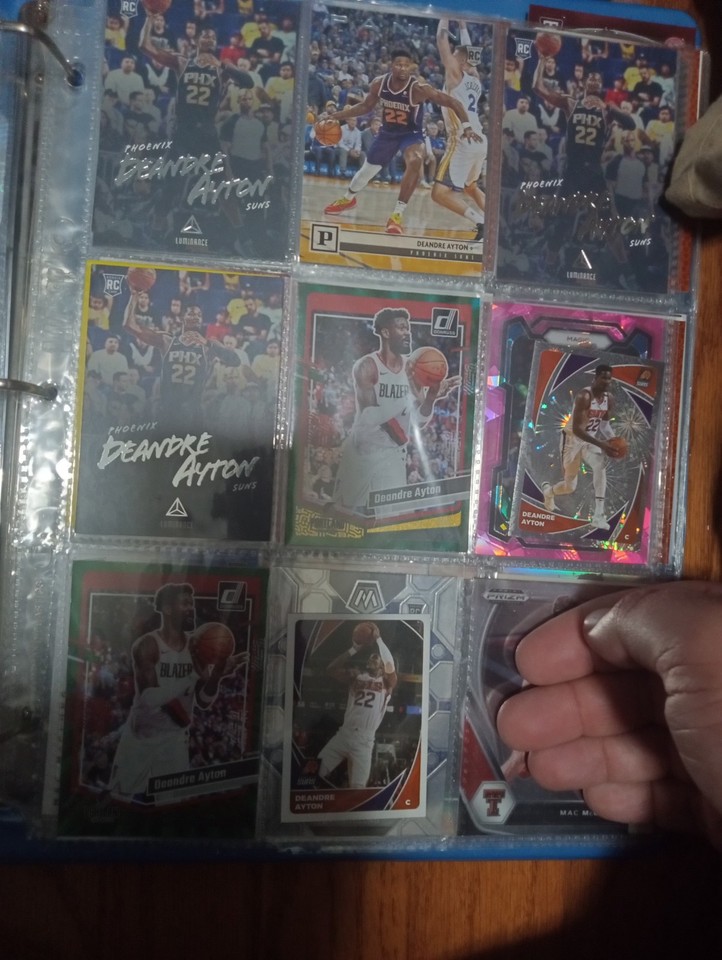 New Los Angeles Lakers Star DeAndre Ayton Lot Of 22 Rookies, 4 Holo ...