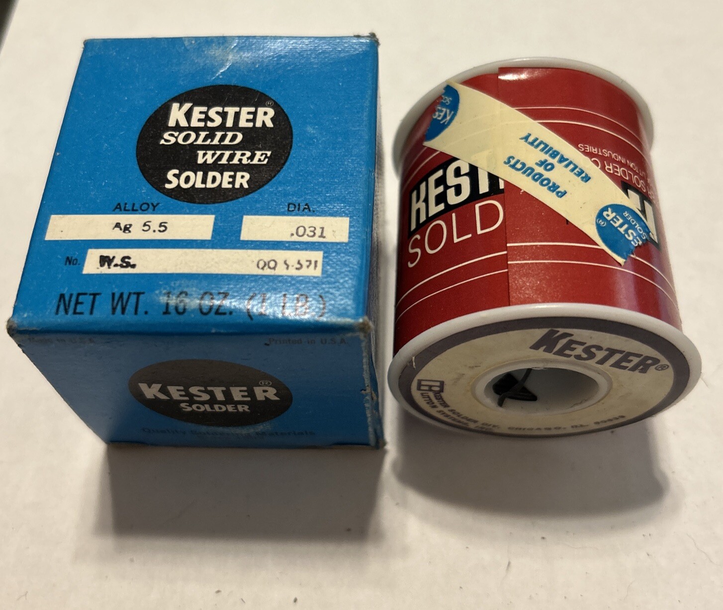 Kester Solder Solid Wire Ag(silver) 5.5 , .031 Diameter 1 lb. | eBay