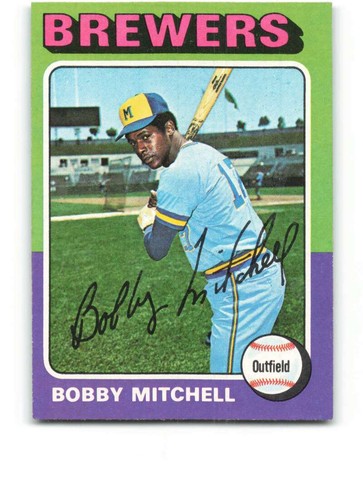 1975 Topps Mini #468 Bobby Mitchell NM+ Brewers ID:339115 | eBay