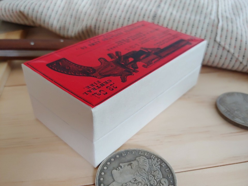 Reproduction vintage Merwin & Hulbert .38 Cartridge Box | eBay