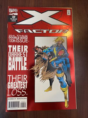 Marvel Comics X-Factor #100 Embossed Red Foil | eBay