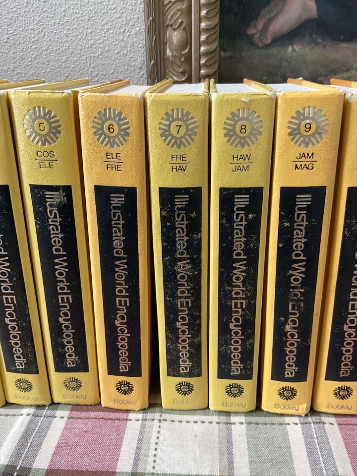 Illustrated World Encyclopedia Set –Complete 15 Volumes + 1976 Yearbook ...