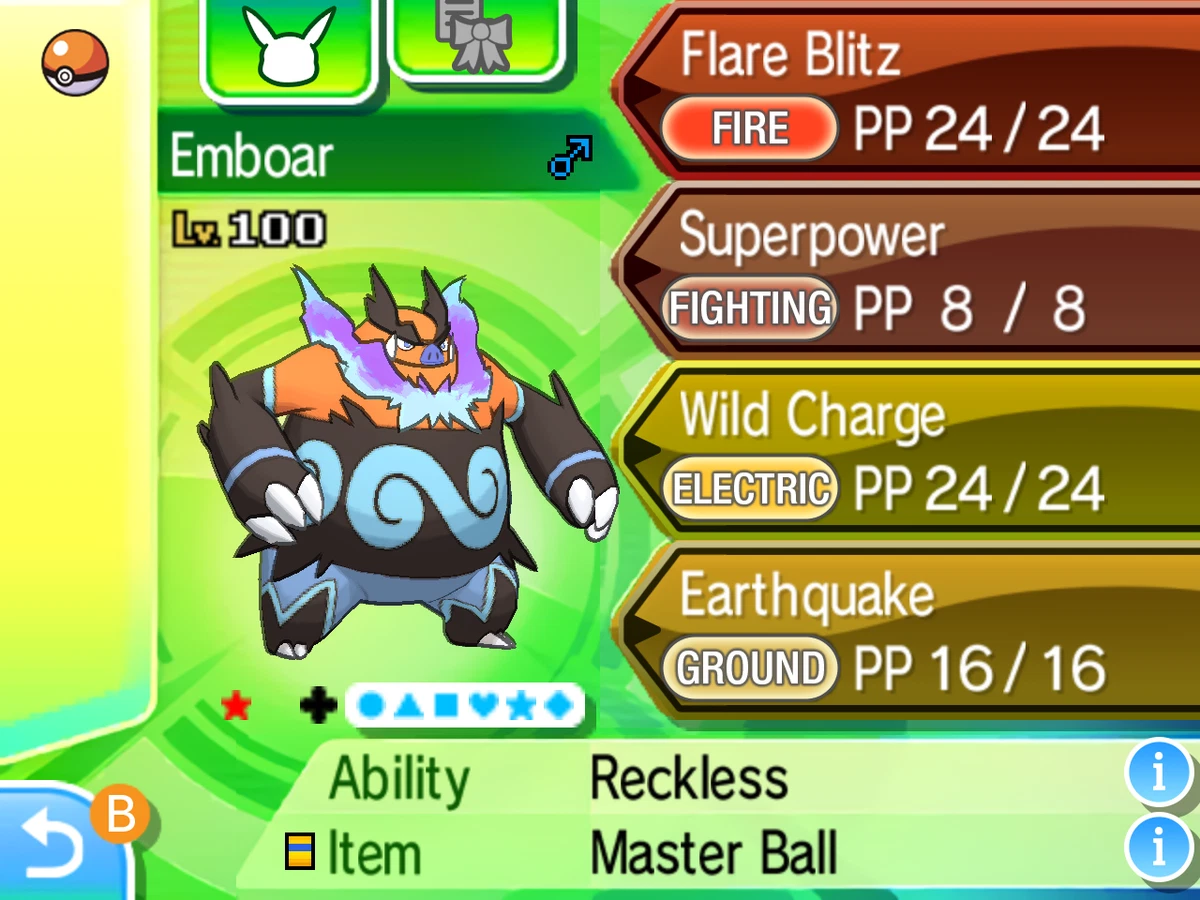 Pokemon Shiny Emboar