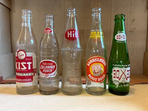 Five - Old Soda Bottles. | eBay