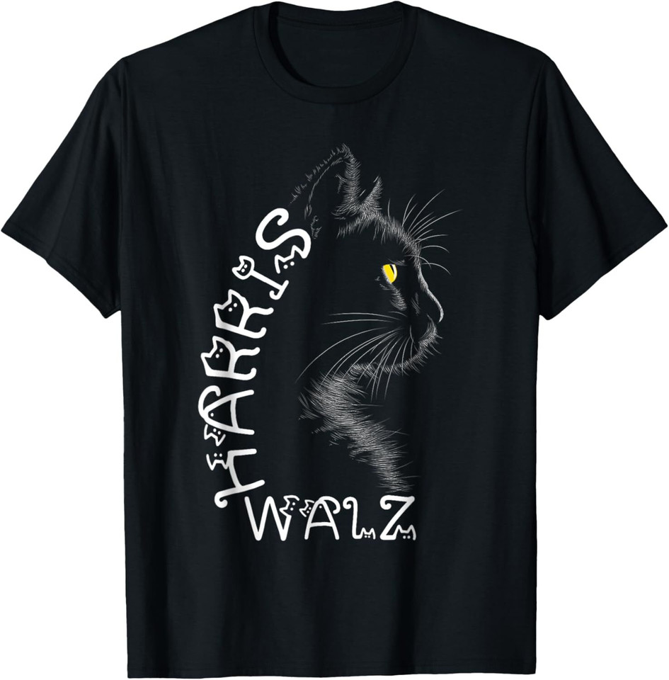 Harris Waltz 2024 Kamala Walz Cat Lettering Positive … - Gem