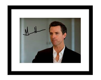Gavin Newsom 8x10 Signed photo print California governor democrat ...