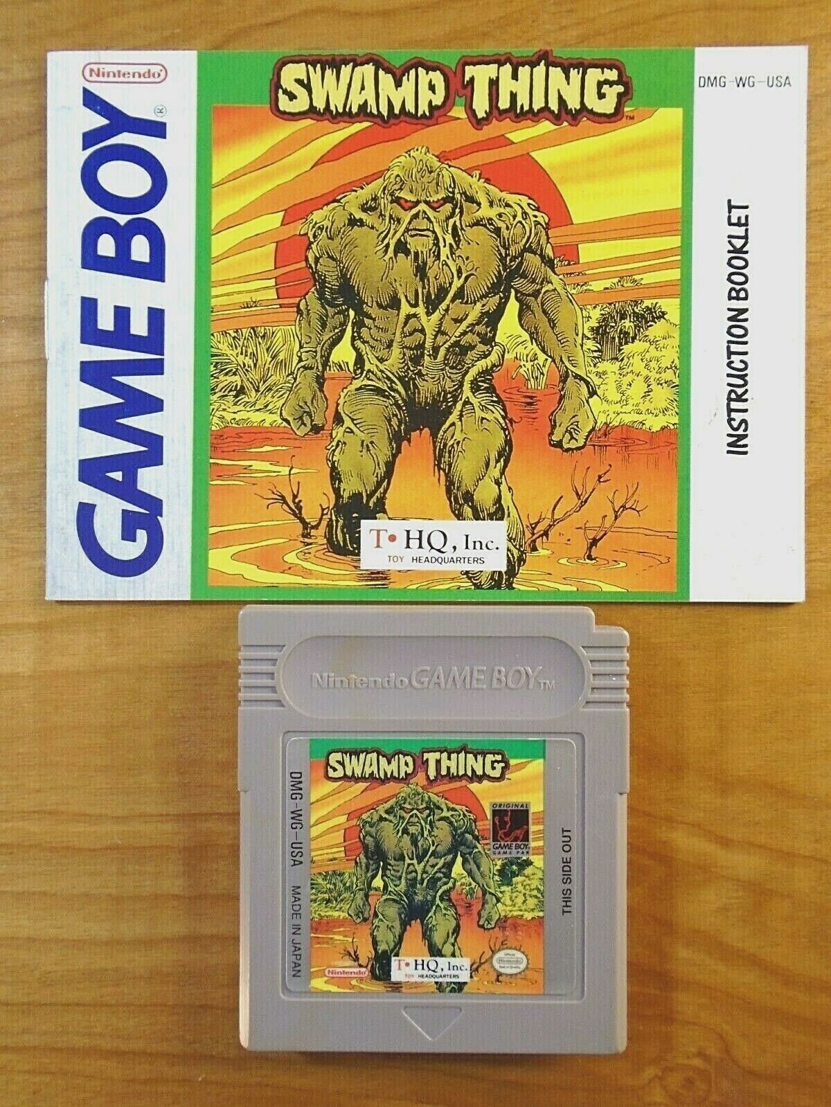 Swamp Thing Game Boy Video Game & Manual Only~ Tested & Working | eBay