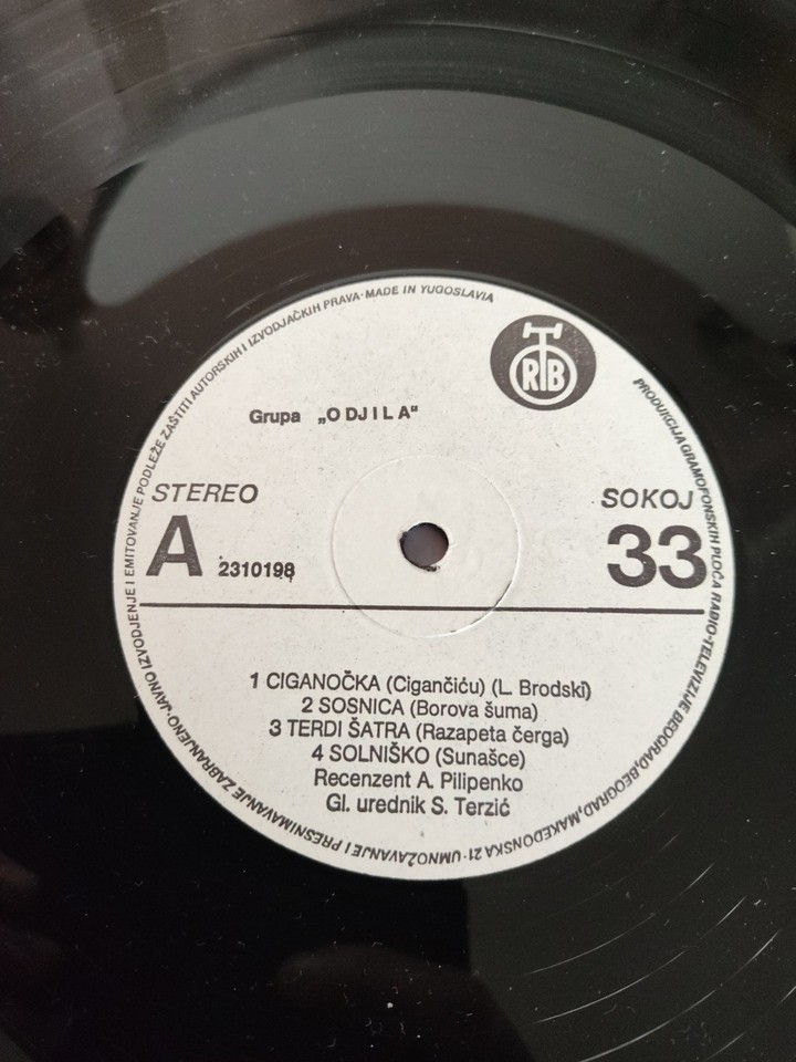 Odjila 2310198 Vinyl LP12" Daša Bosnić Rare RTB Records | eBay UK